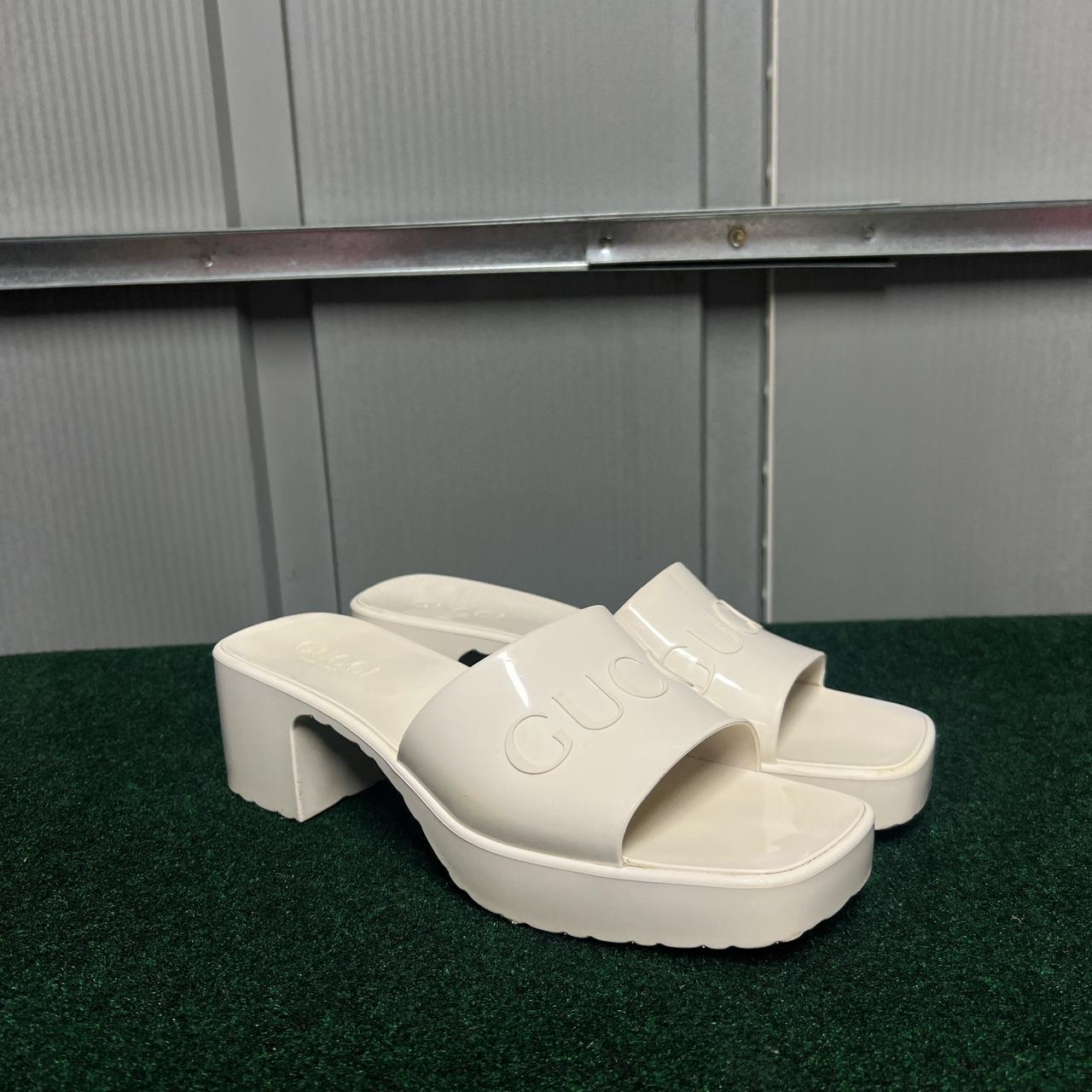 Gucci Rubber Slides Has Some Normal Wear Still In... - Depop