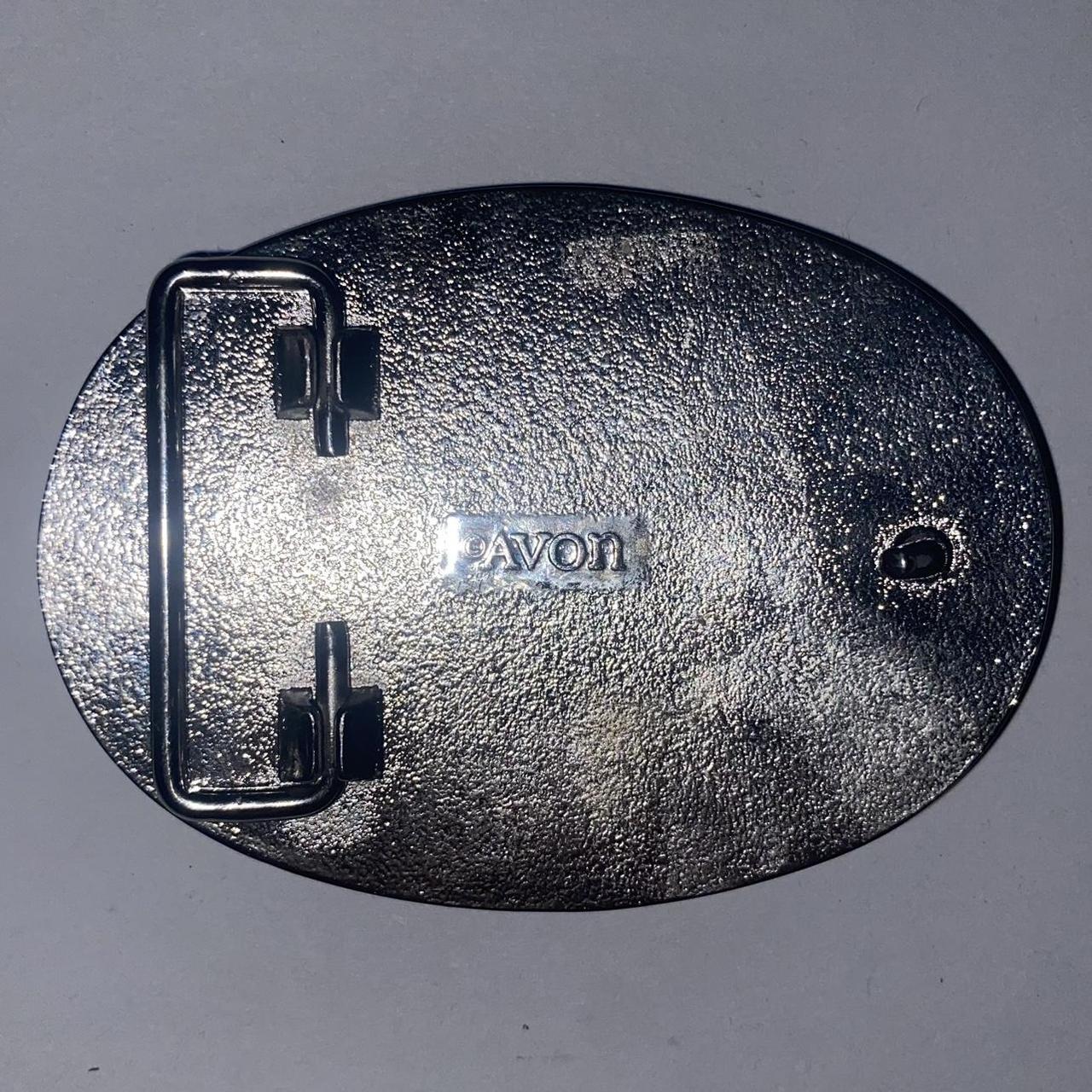 Vintage Avon Saddle Belt Buckle - Depop