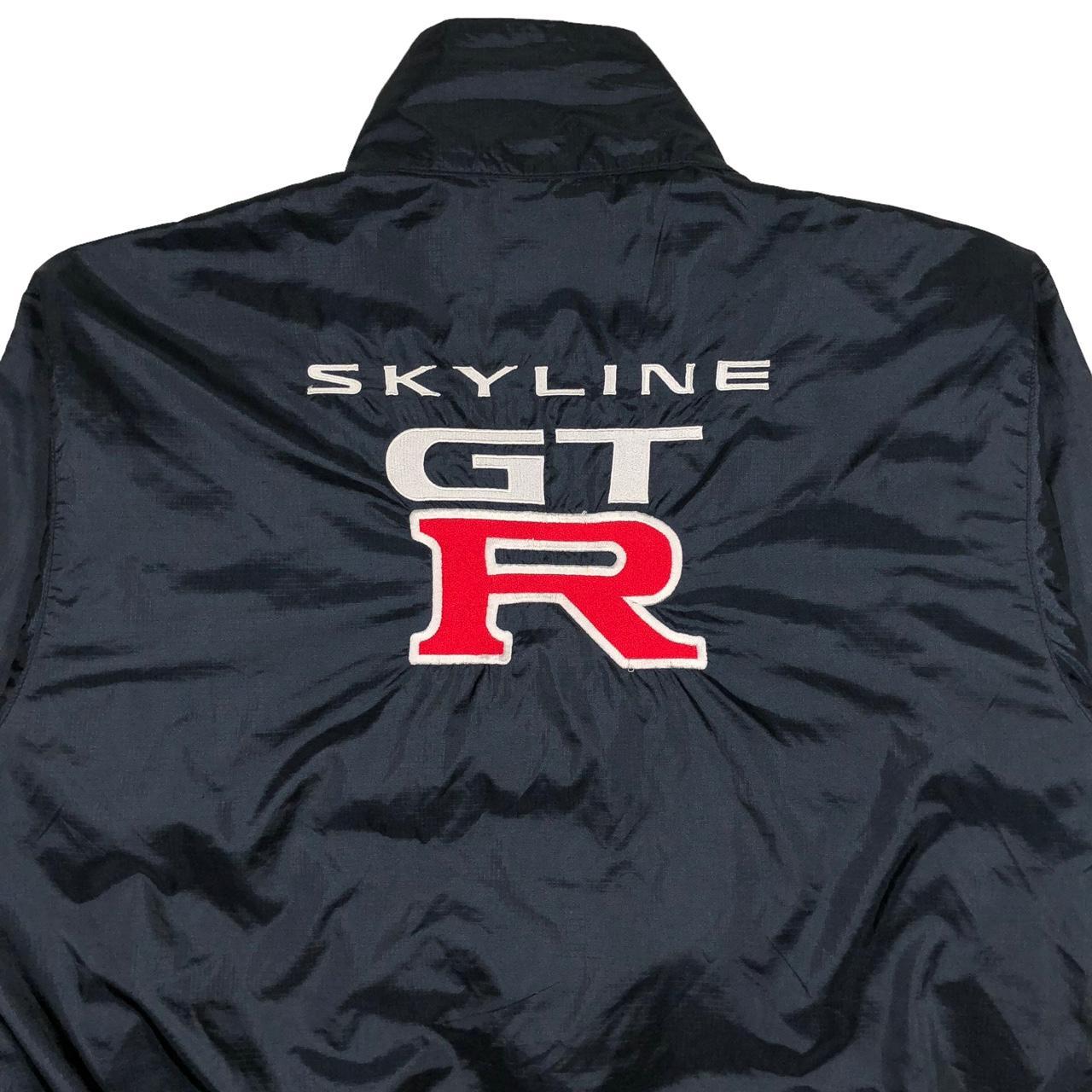Vintage 80s Nissan Skyline GTR Nylon Jacket Made in... - Depop
