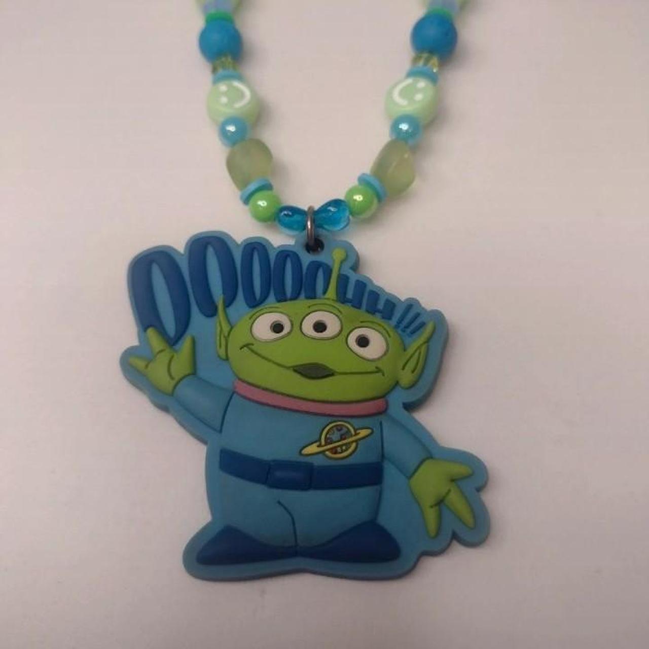 Disney Toy Story Alien beaded elastic necklace. The... - Depop