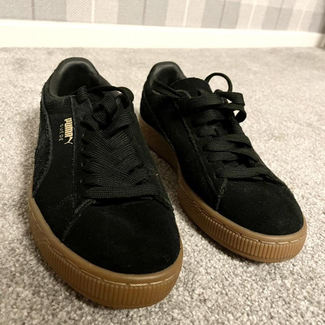 Puma Suede Size 3 **Worn a couple of times too... - Depop