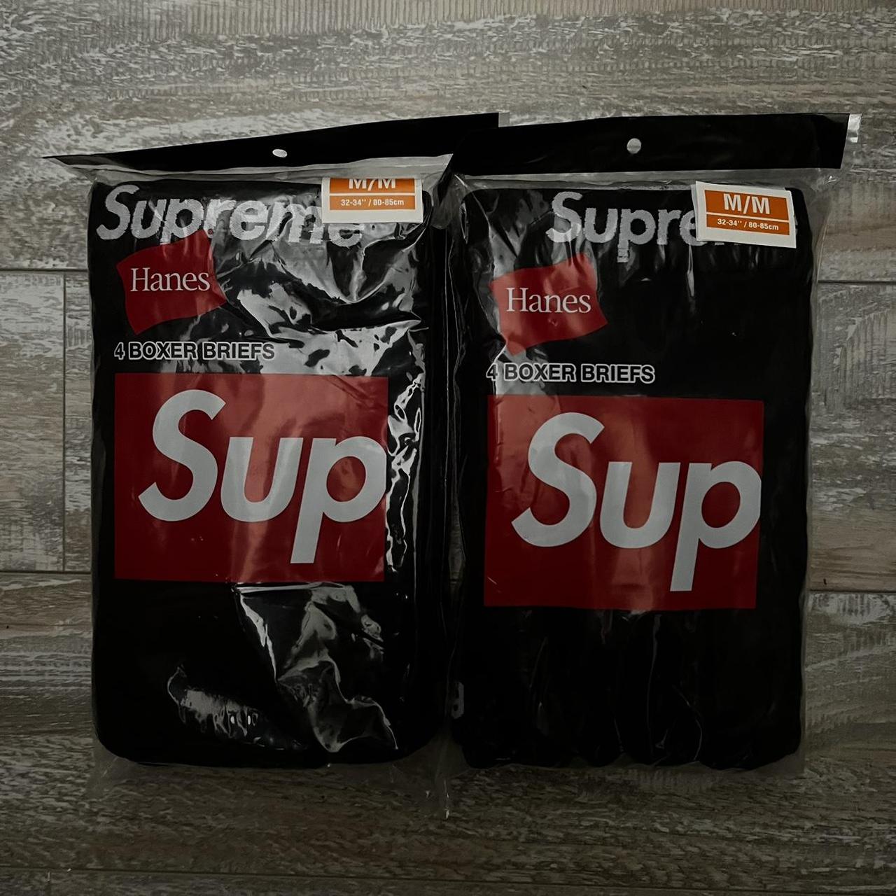 SUPREME BOXERS Supreme x Hanes Mens Boxers Colour:... - Depop