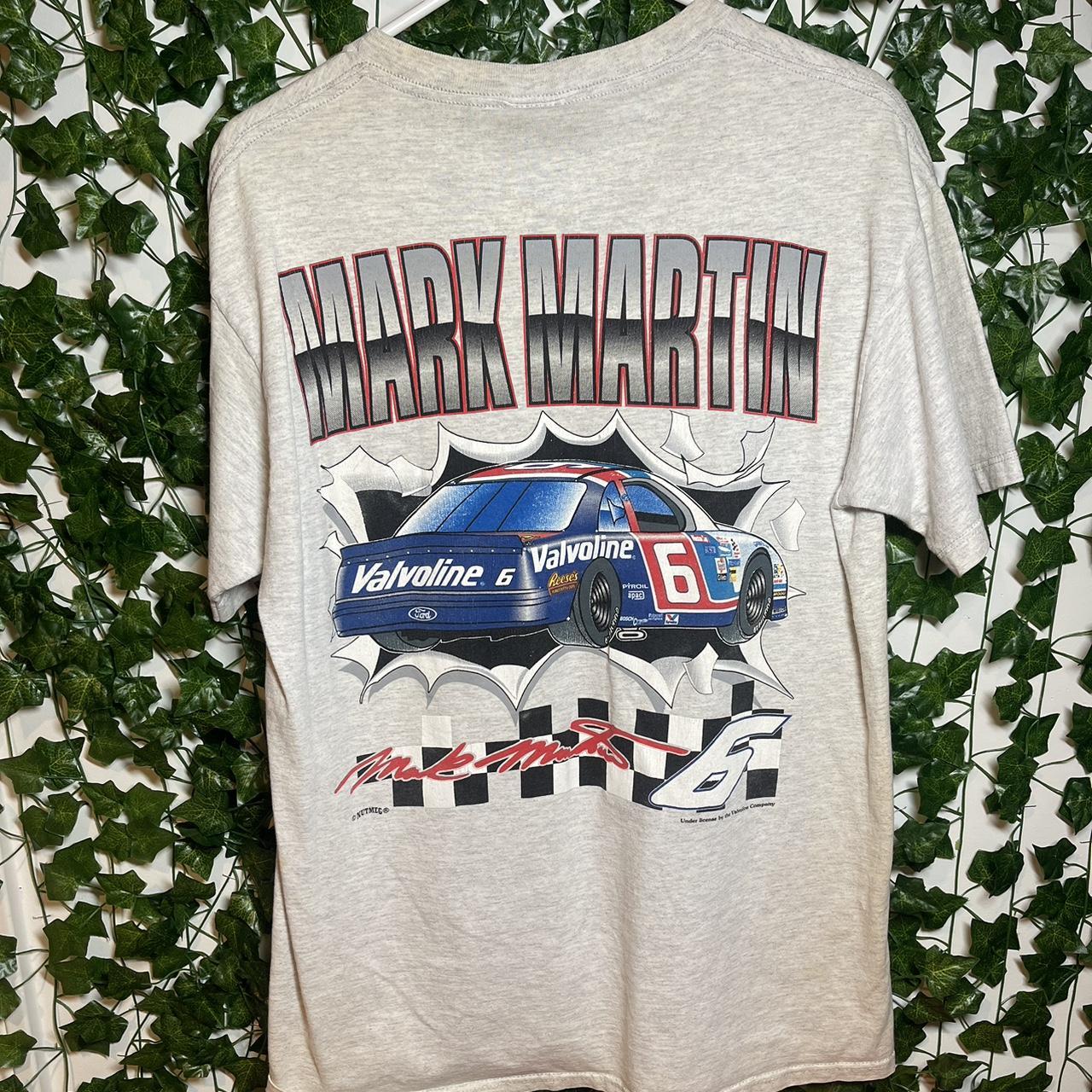 Insane Vintage Mark Martin NASCAR T-shirt Sz. M... - Depop