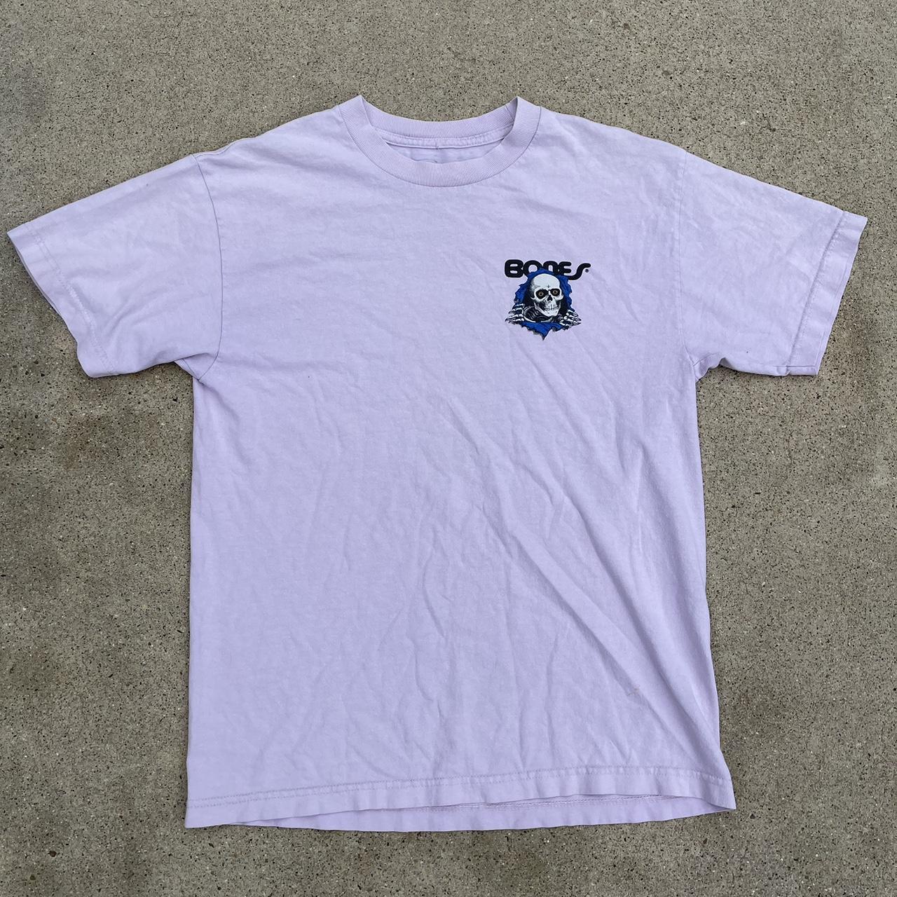 Vintage pink Powell peralta Bones shirt Super nice... - Depop