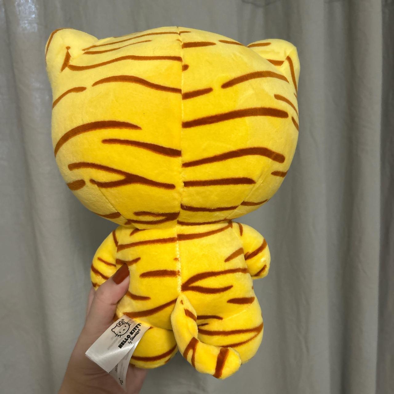 Adorable derpy Sanrio tiger Hello Kitty plush toy... | Depop