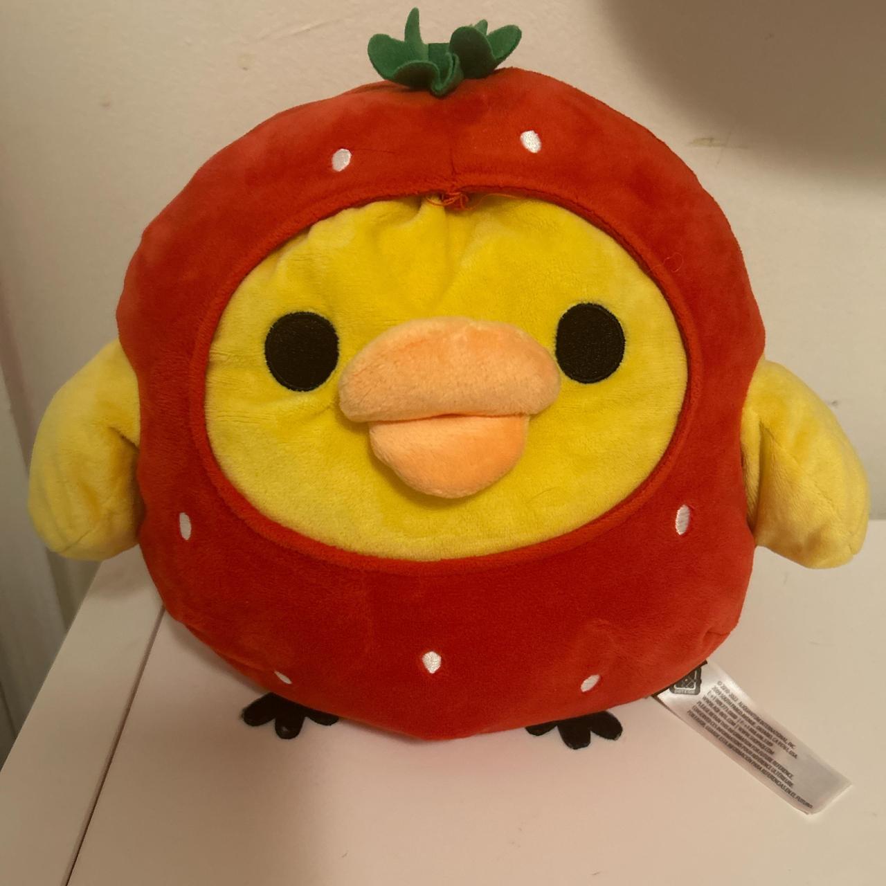 Hello ducky In strawberry outfit, preloved in great... | Depop