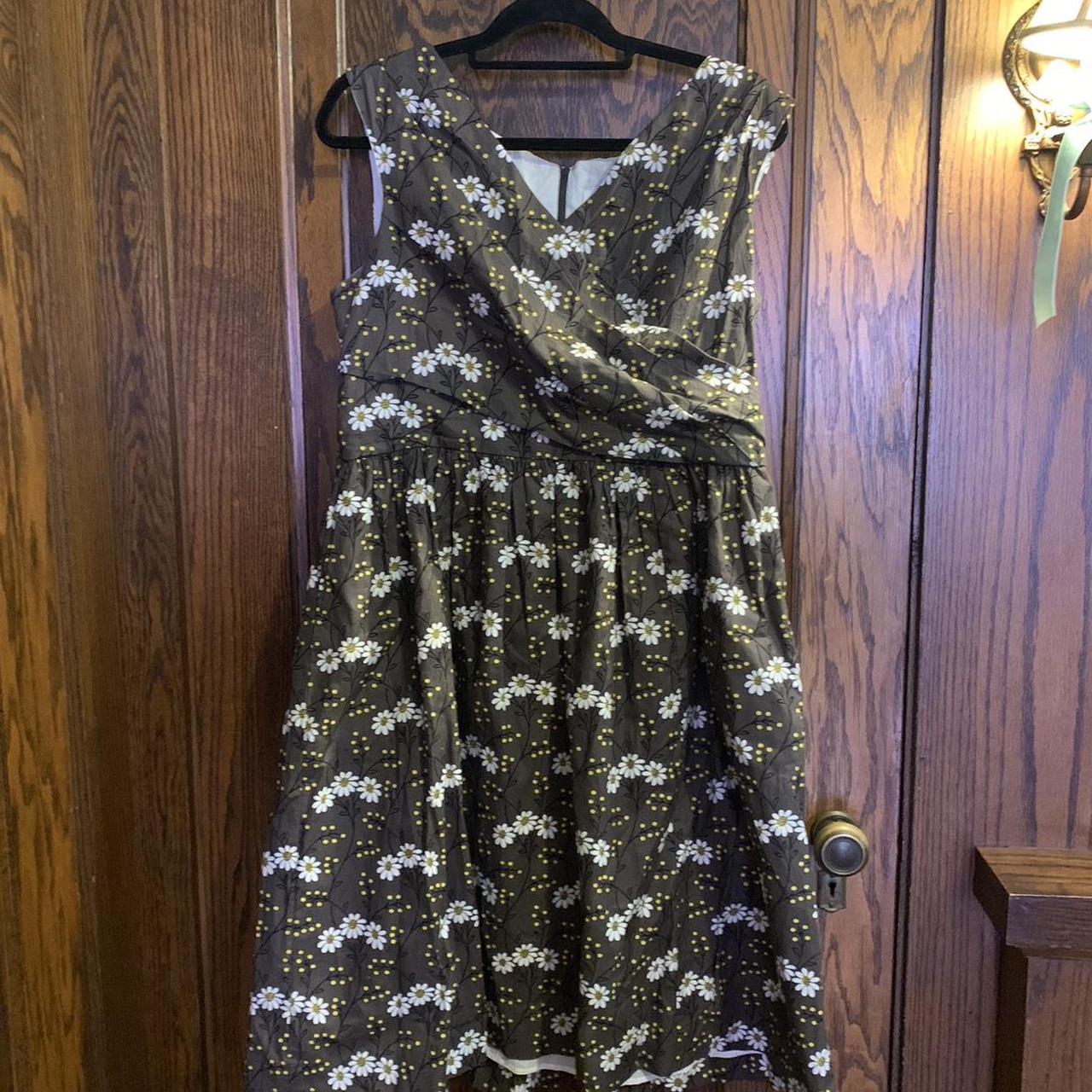 NWOT ModCloth Bea and Dot Dress - gray with a... - Depop