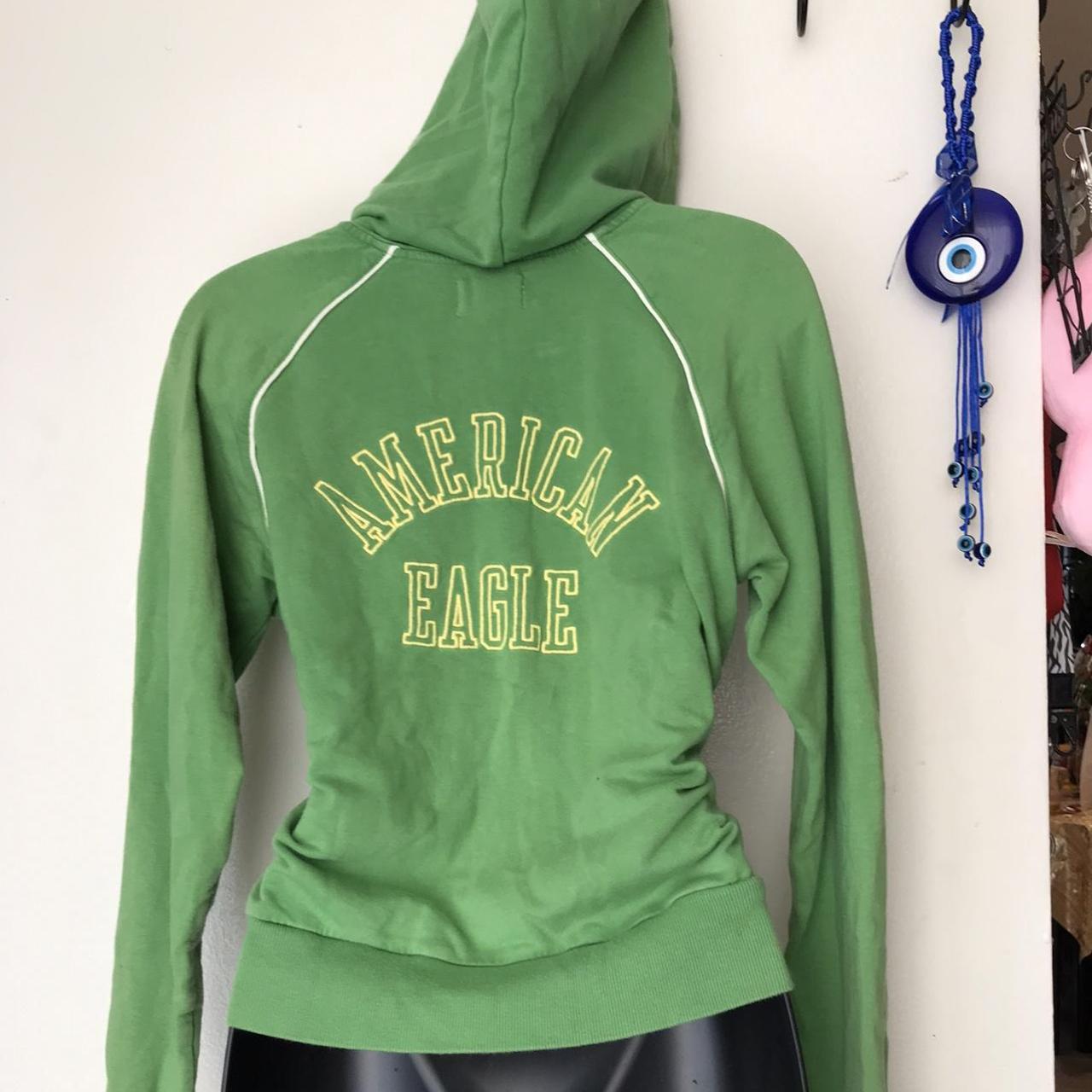 American Eagle Outfitters Women's Green Jumper | Depop