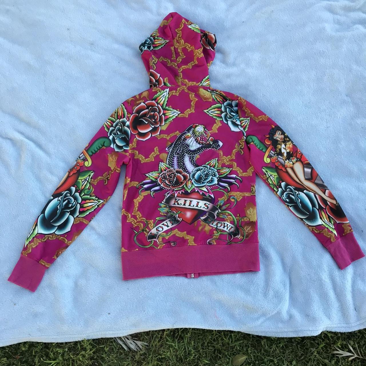Ed hardy Look alike Sweater In great condition... - Depop