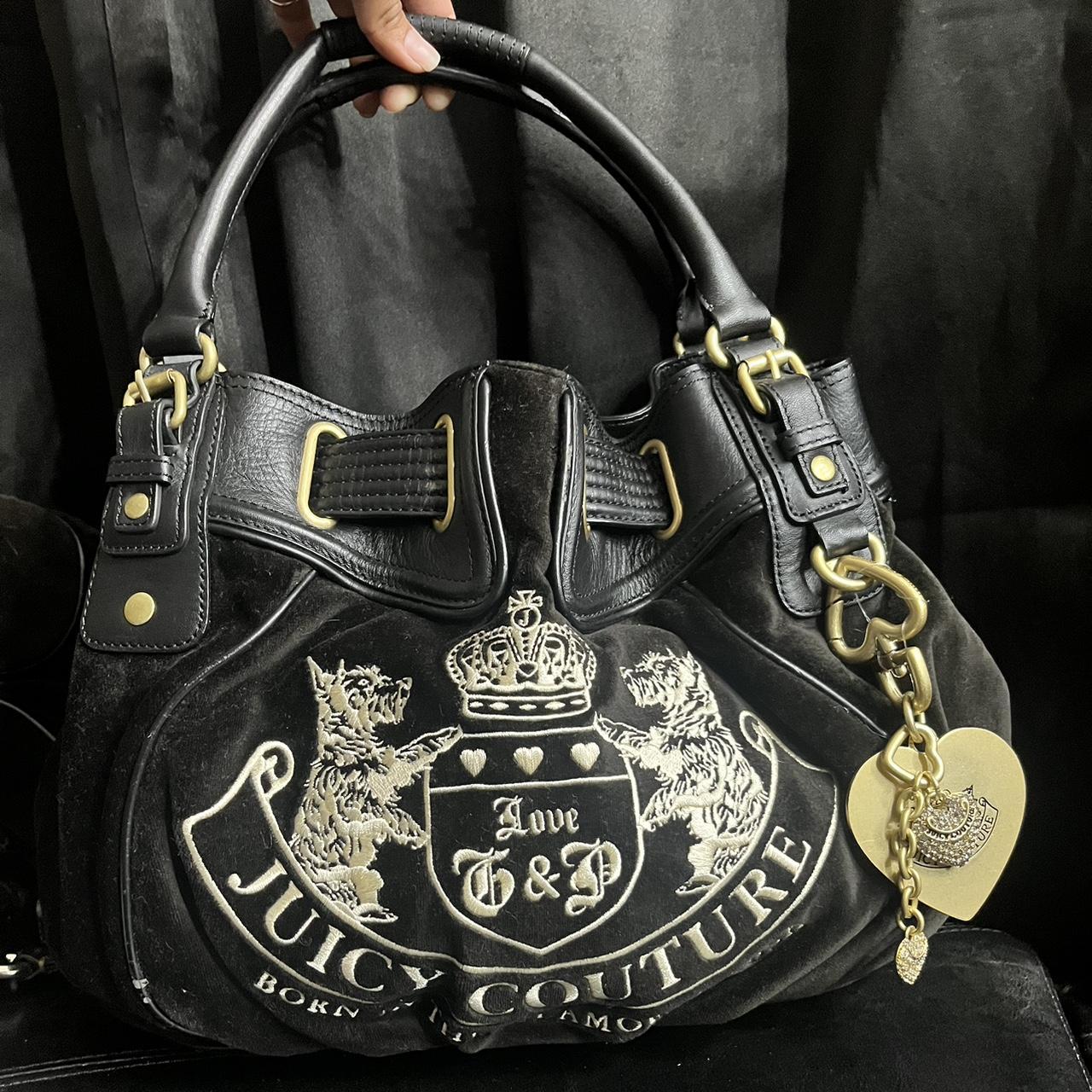 Juicy Couture Royal Dog Hand Bag The outside does... - Depop
