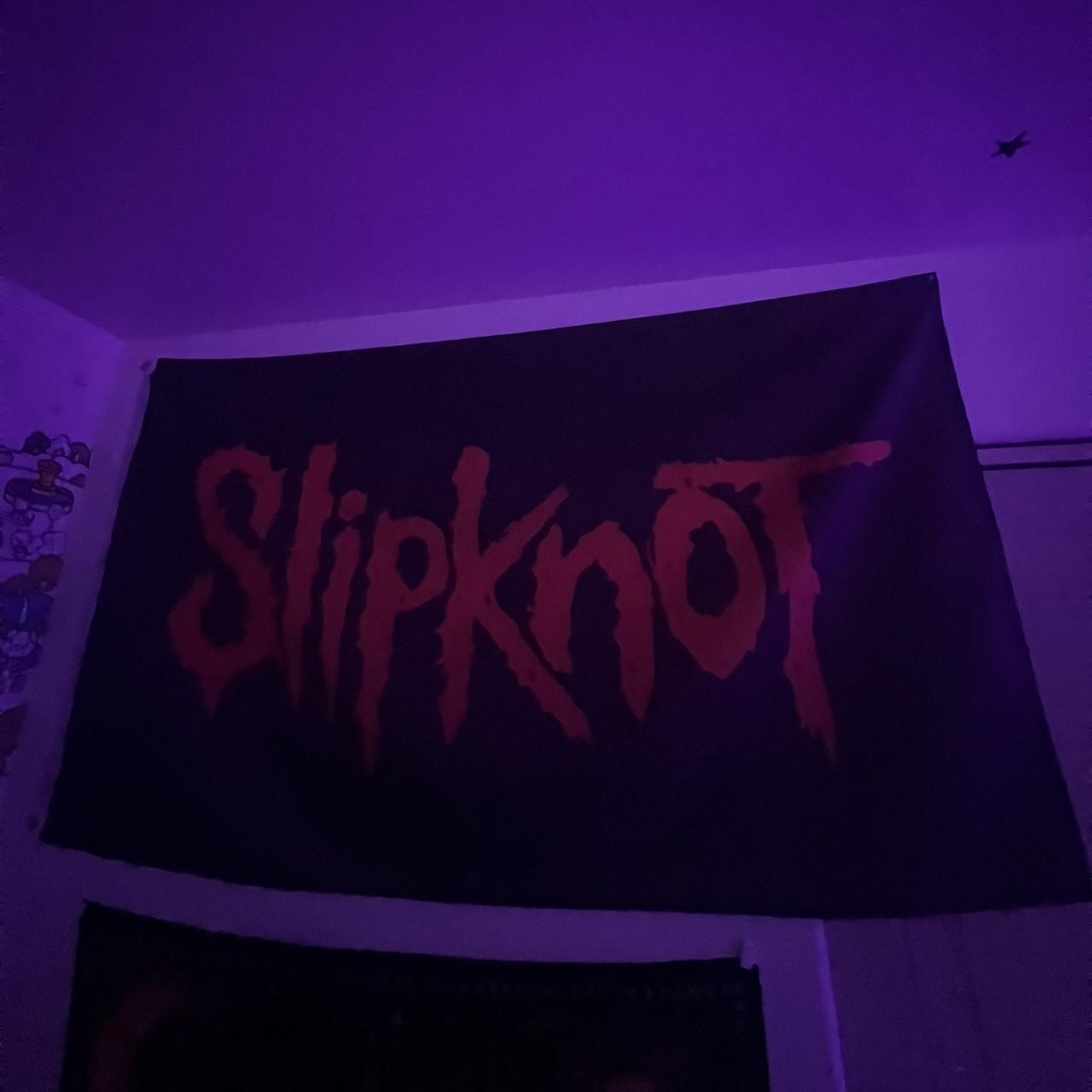 slipknot tapestry/banner idk measurements but dm to... - Depop
