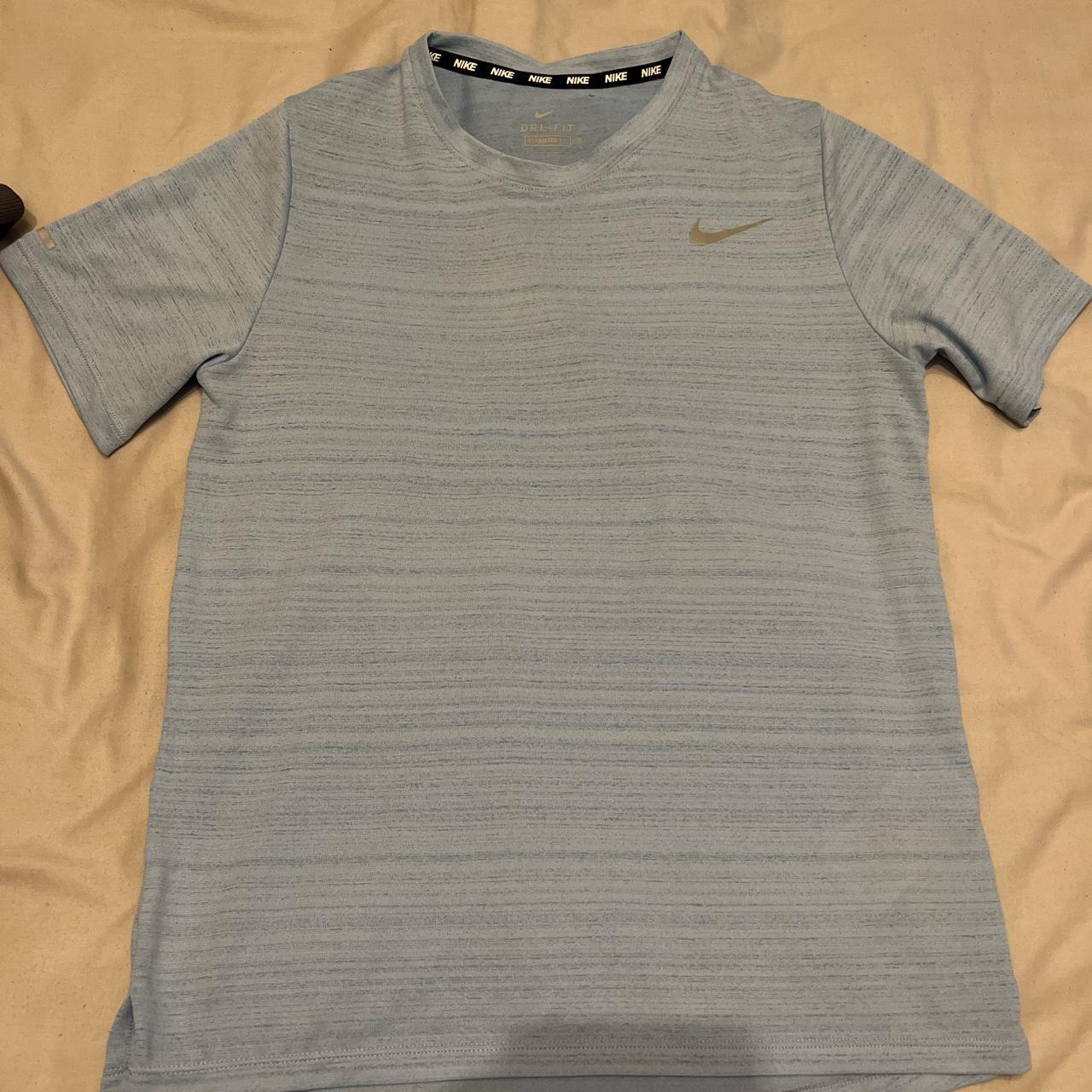 Light blue Nike miller t-shirt size Large kids - Depop
