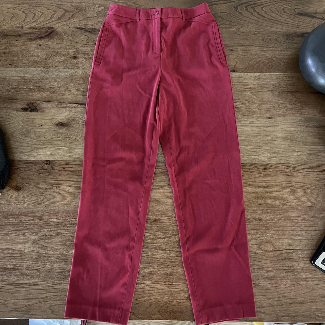 Red slacks Size 4 | Depop