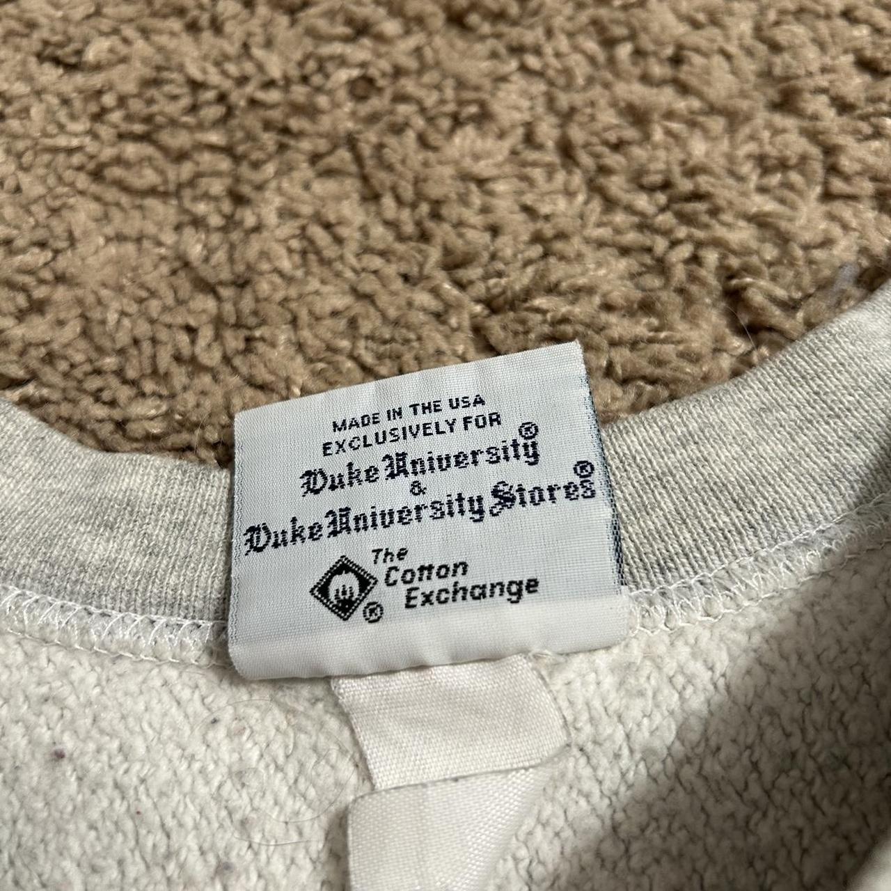 Duke Men's Grey Sweatshirt | Depop