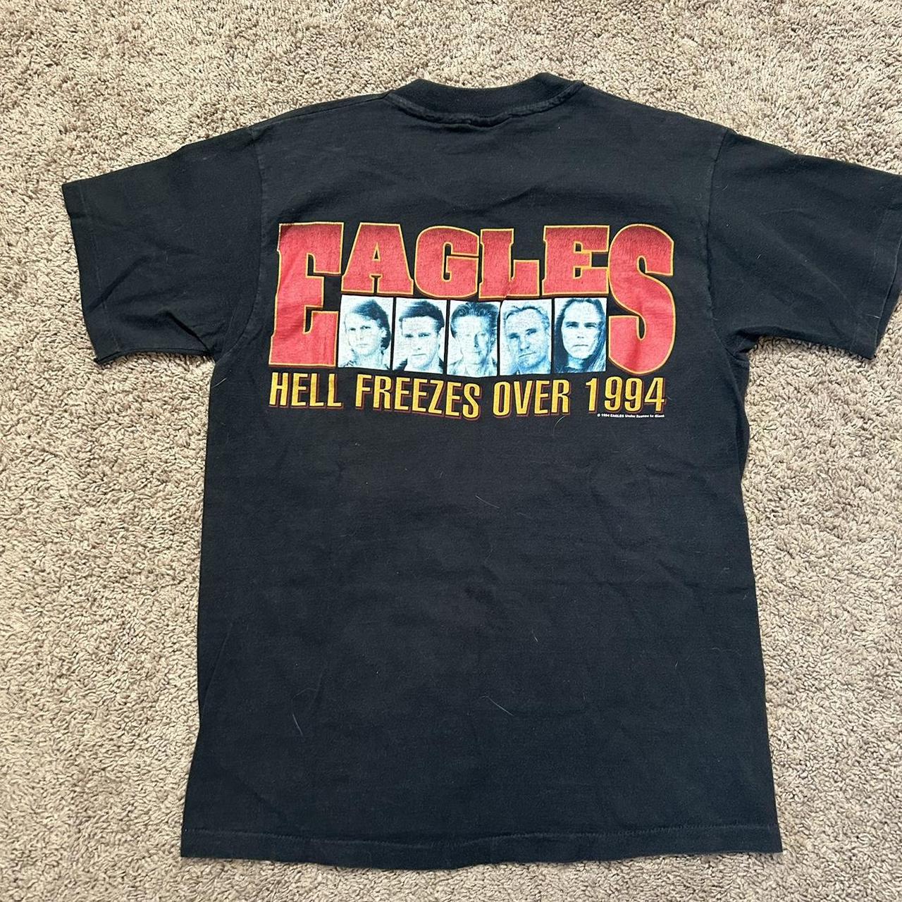 Vintage 1994 Eagles Hell Freezes Over Tour T... - Depop