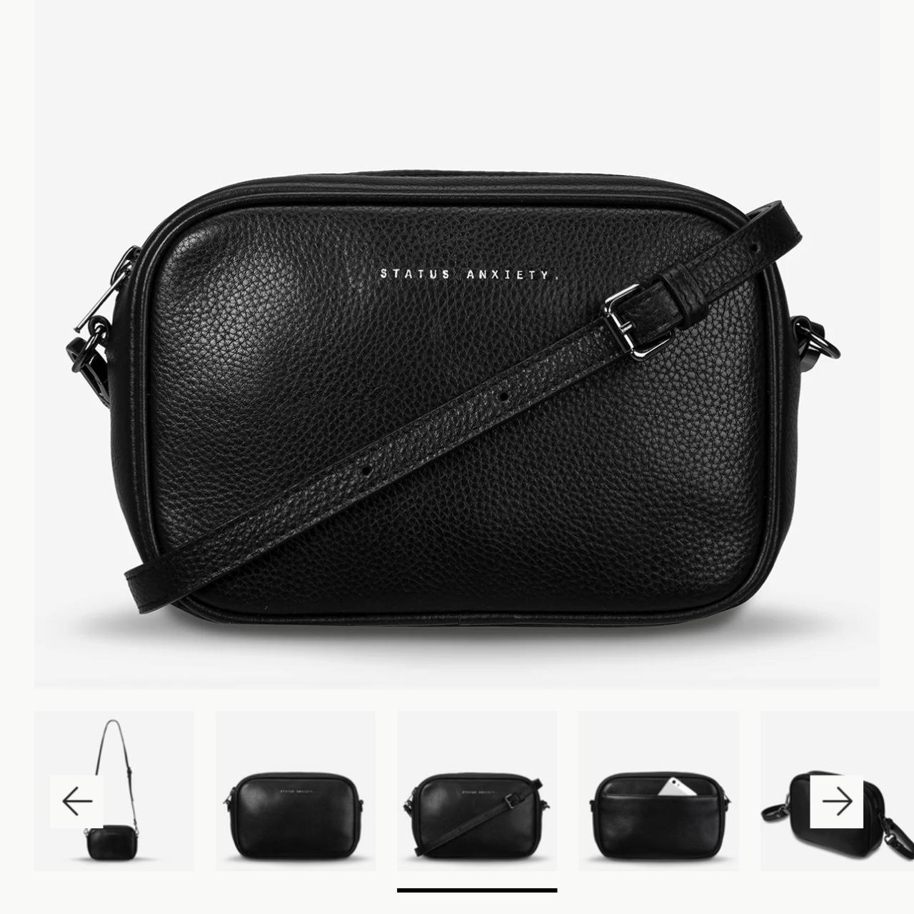 Status anxiety Plunder Bag - Black Soft shrunken... - Depop