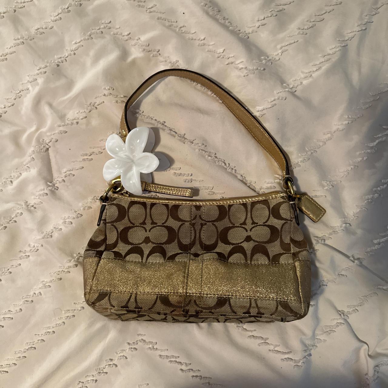 Sparkly Coach mini shoulder bag The bag has... | Depop