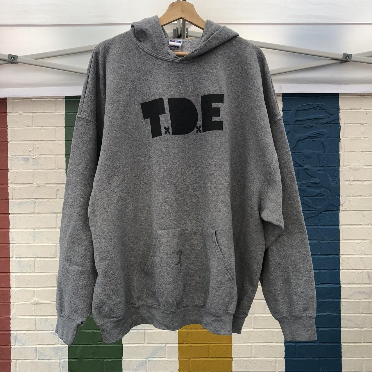 TDE Grey Hoodie - Depop