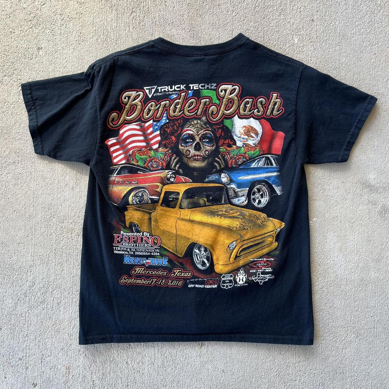 Cool Chicano culture shirt. Large back graphic. Fits... - Depop
