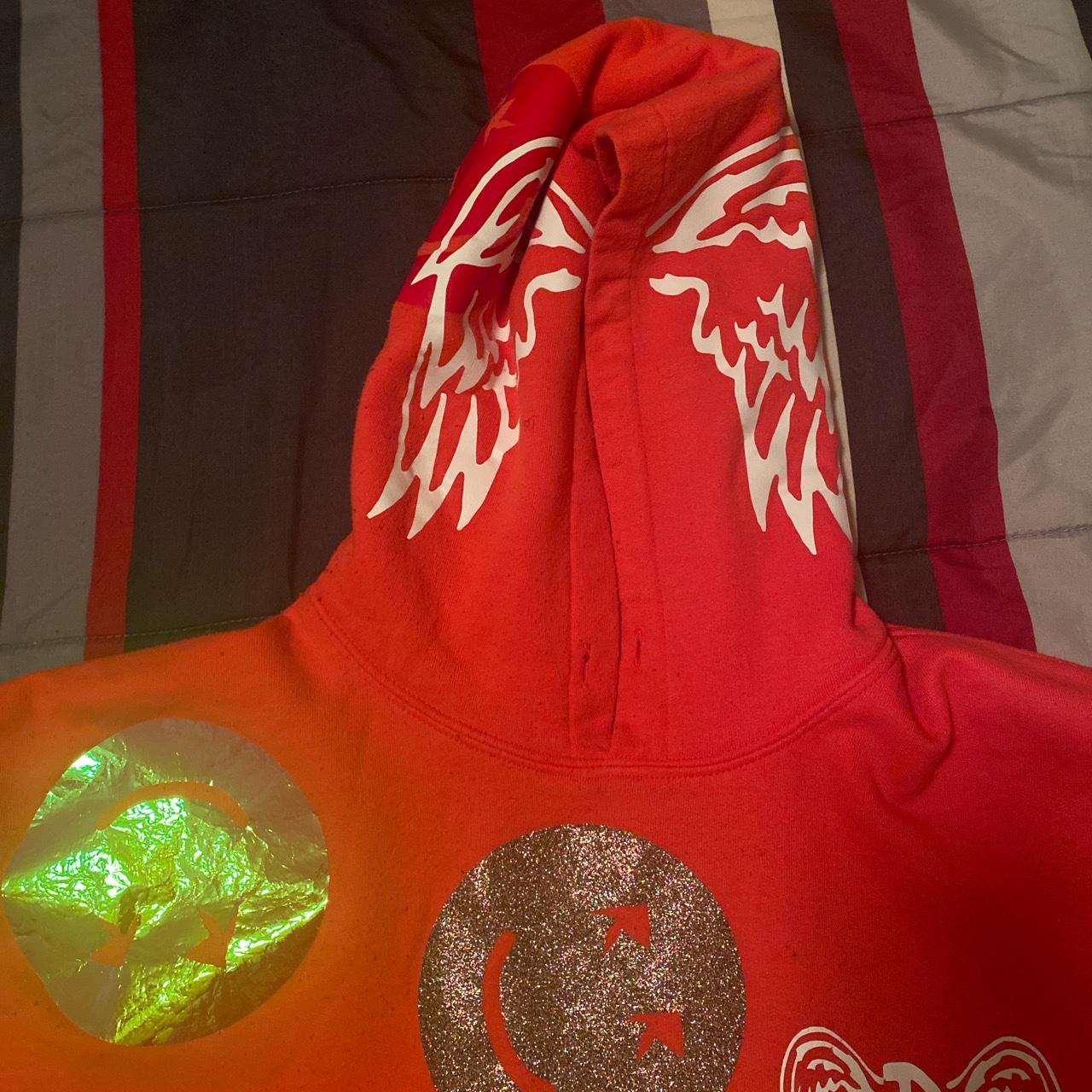 Real is Rare Hoodie Size Large Cropped At Bottom Lot... - Depop