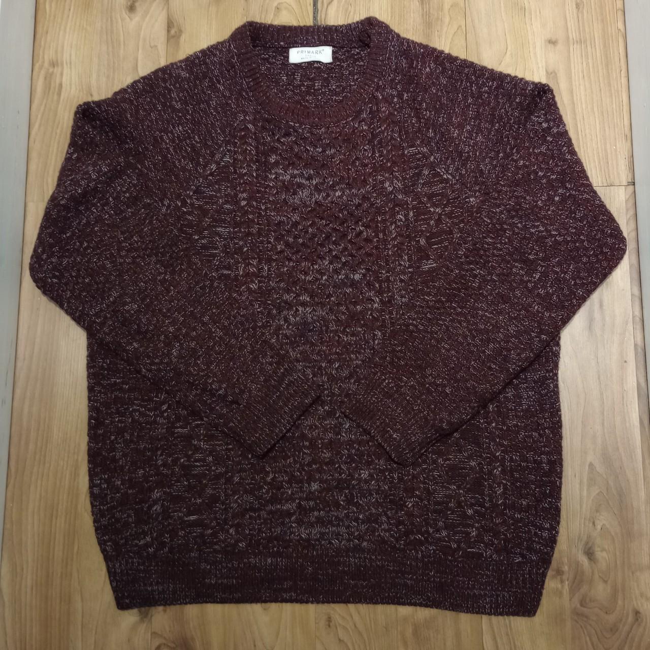 Primark Knit Mix Tone Gorgeous Patterns Crew Neck... - Depop