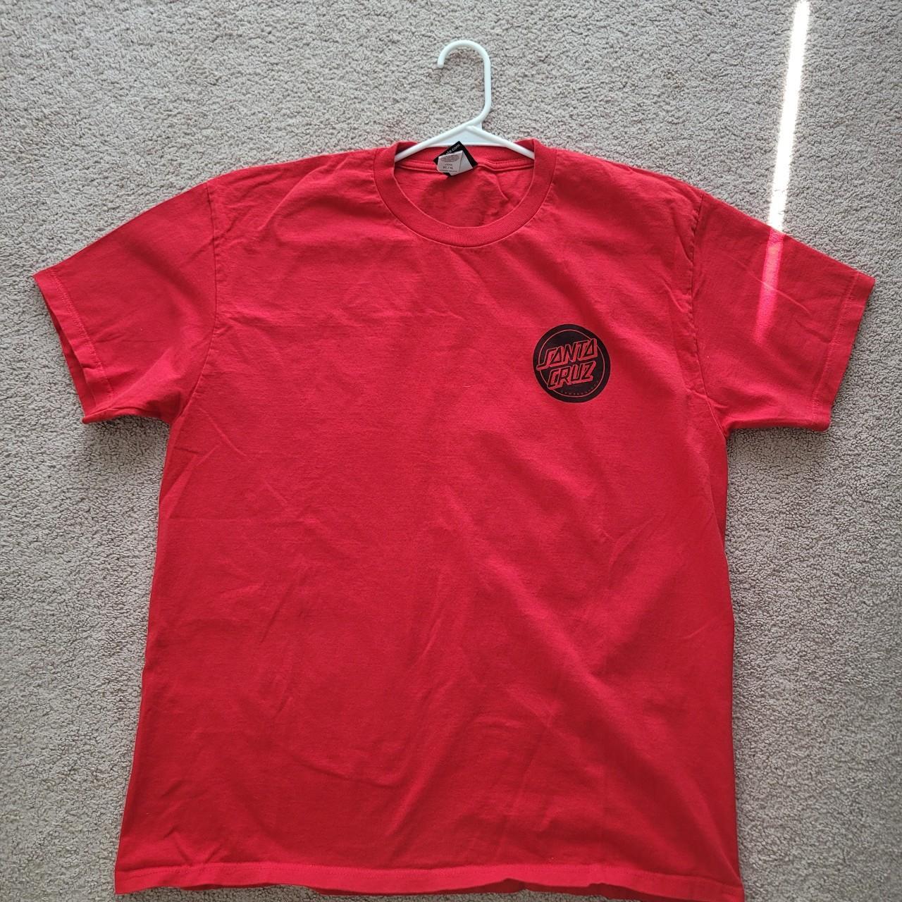 Red Santa Cruz Logo T-Shirt. Only worn a couple of... | Depop
