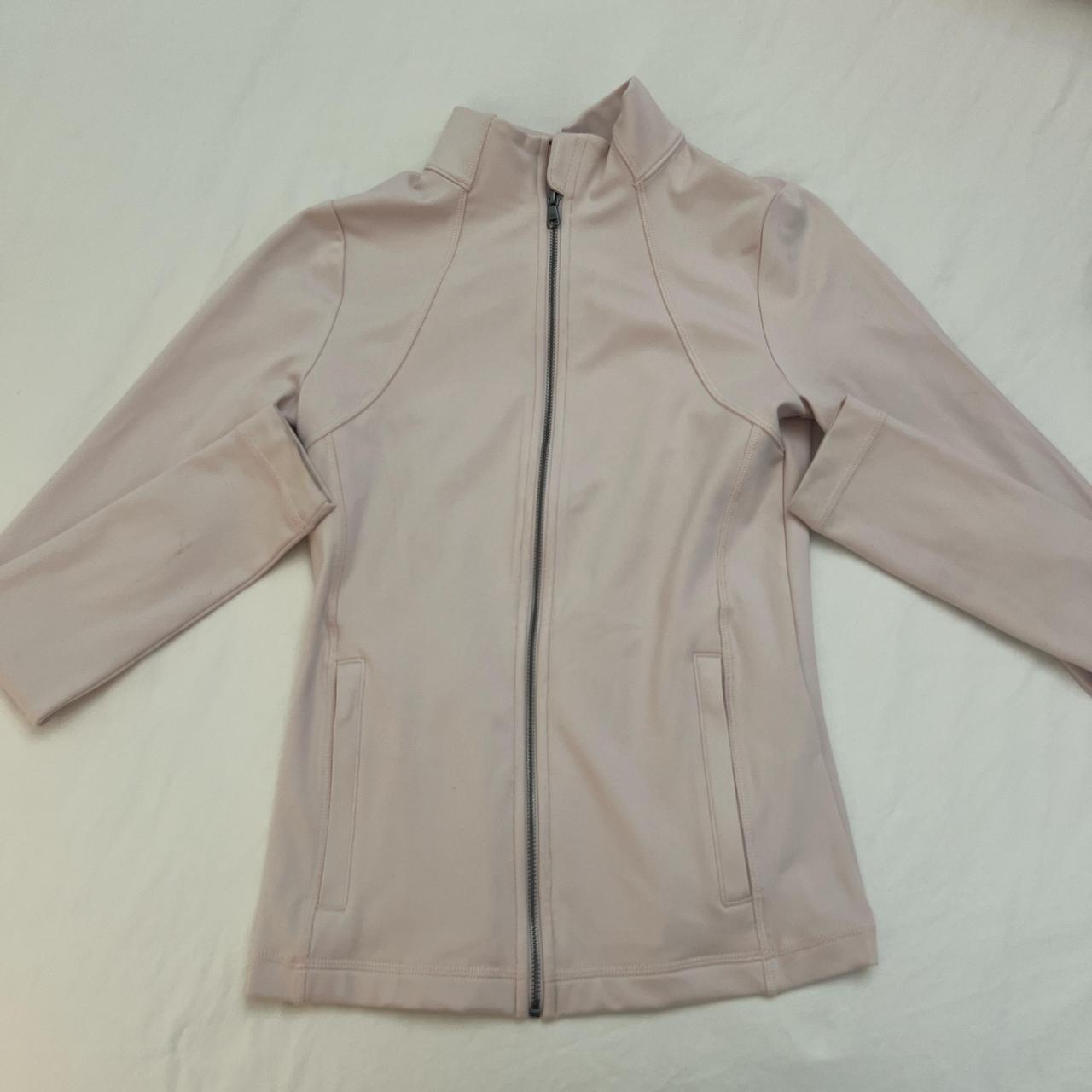Gilly hicks light pink zip-up jacket Second picture... | Depop