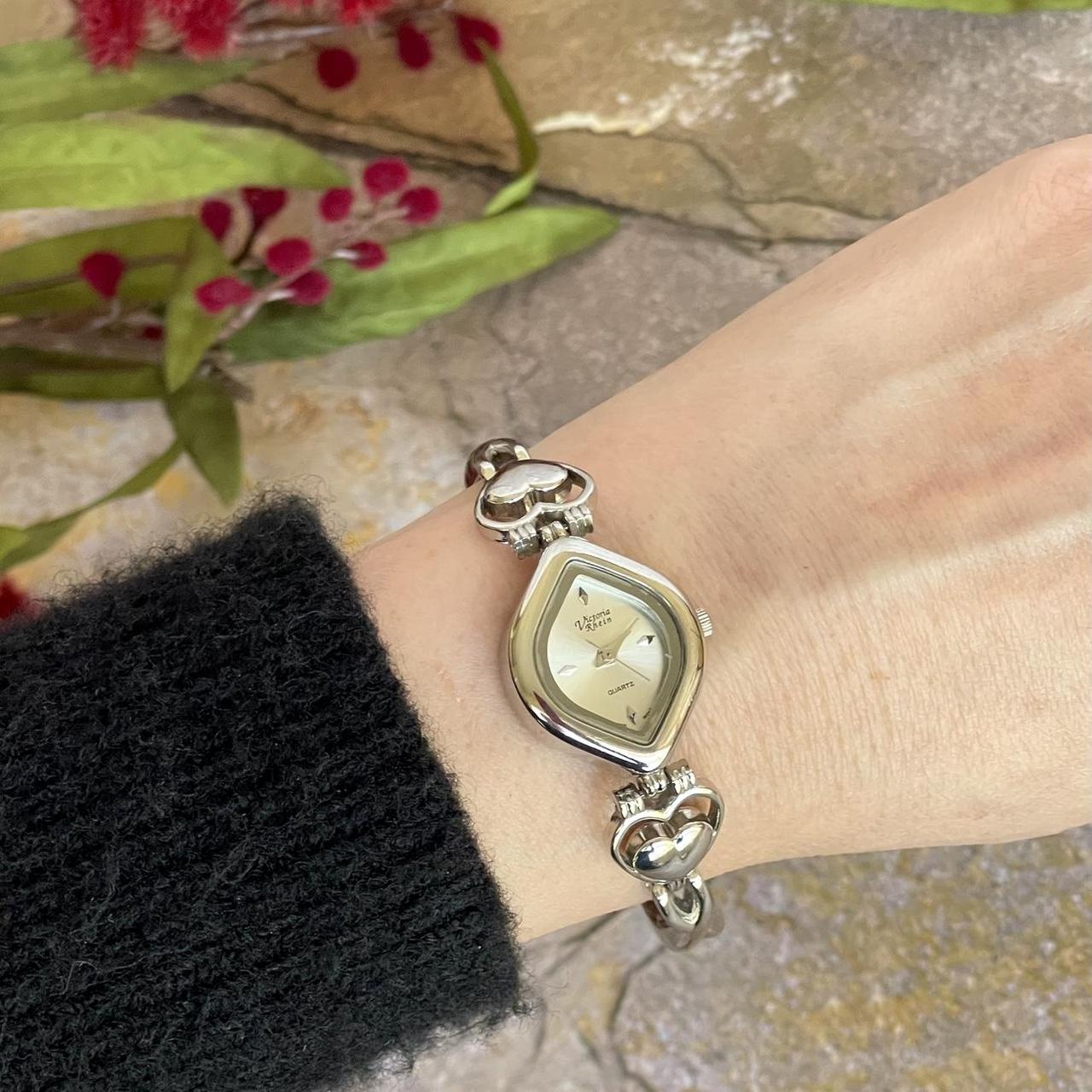 Vintage Victoria Rhein Heart Watch (Working)... - Depop