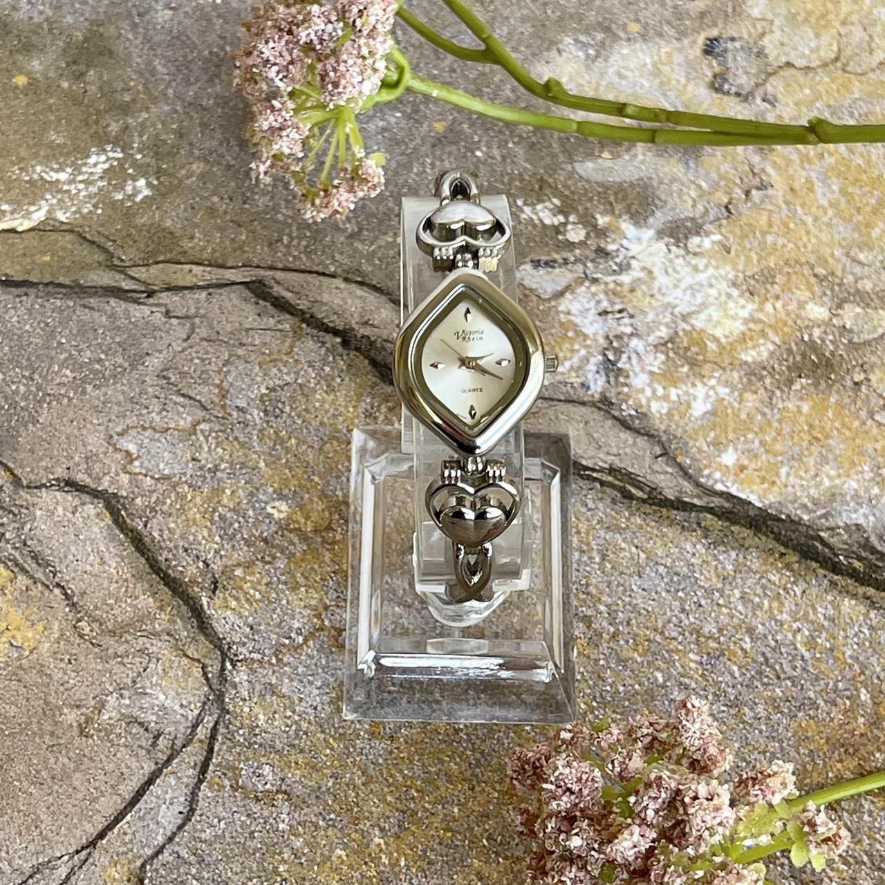Vintage Victoria Rhein Heart Watch (Working)... - Depop