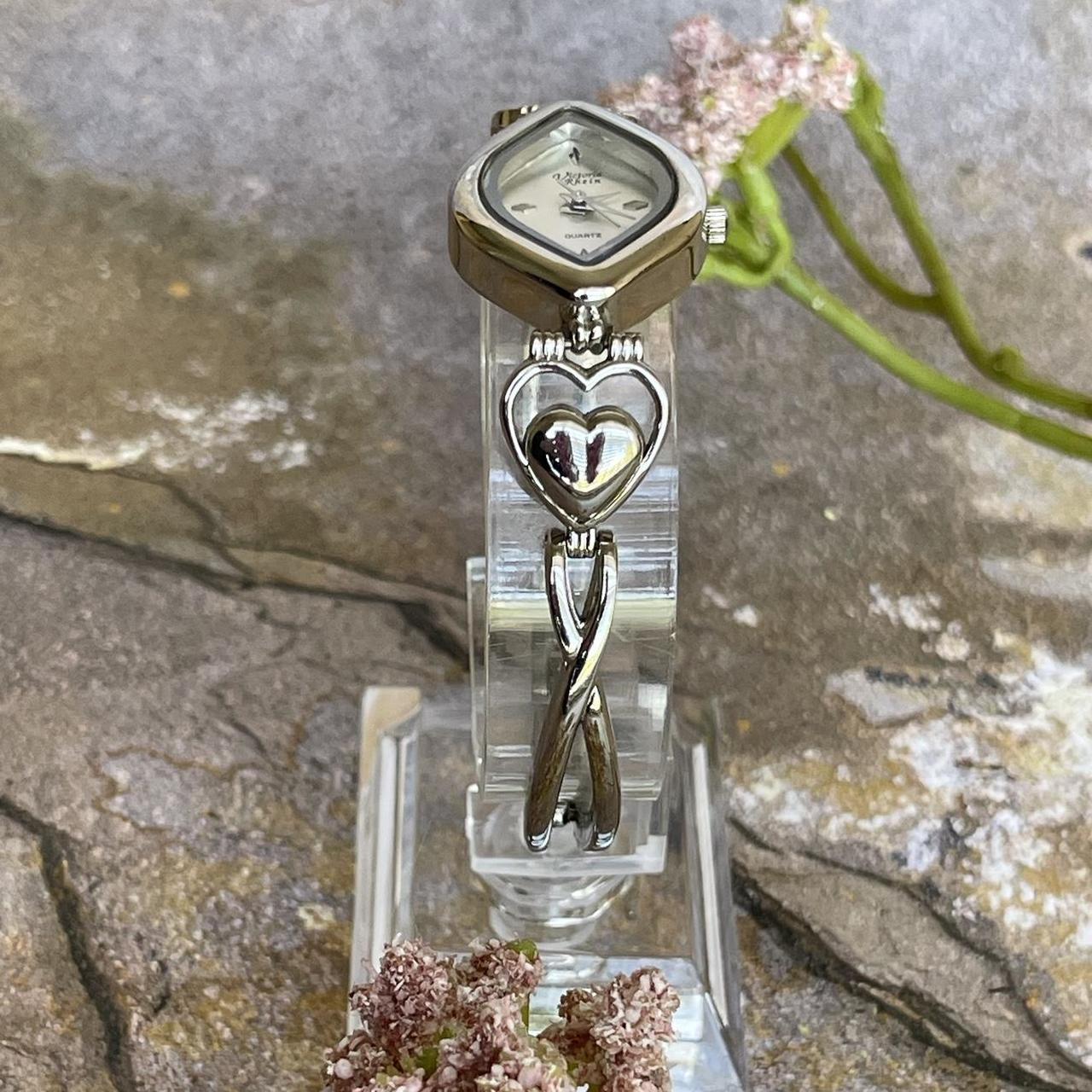 Vintage Victoria Rhein Heart Watch (Working)... - Depop