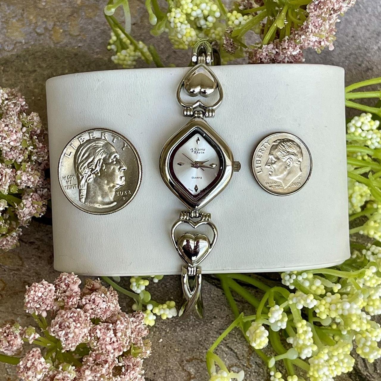 Vintage Victoria Rhein Heart Watch (Working)... - Depop