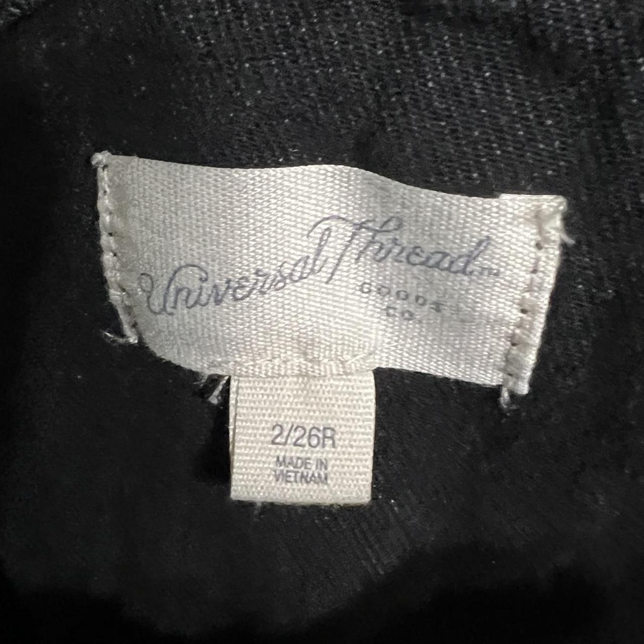 Universal thread black overalls size 2! Only worn once! - Depop
