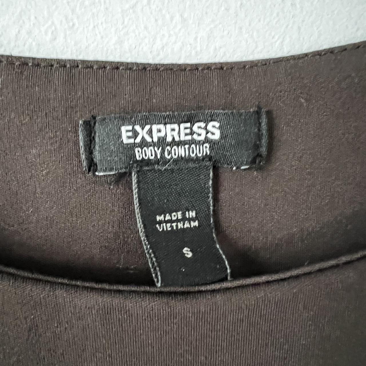 Express Women's Brown Vest | Depop