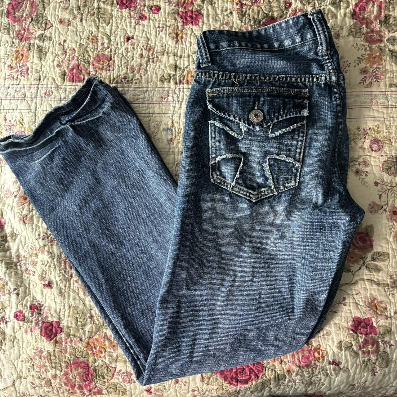 HELIX Jeans Mens 30 X 32 Slim Boot Medium Wash Cross... - Depop