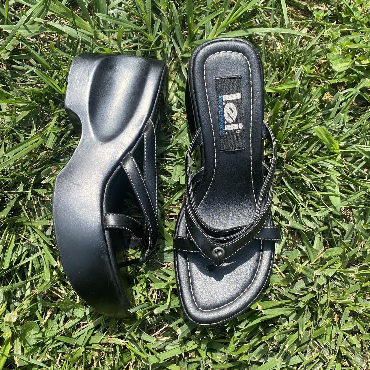Another pair of l.e.i platform sandals! Also in... - Depop