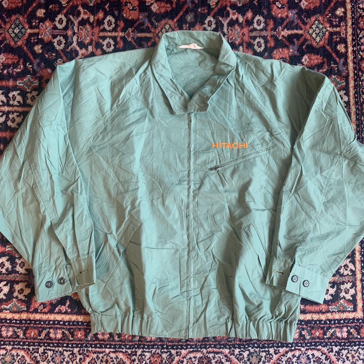 True Vintage Hitachi work jacket. Super cool vintage... - Depop