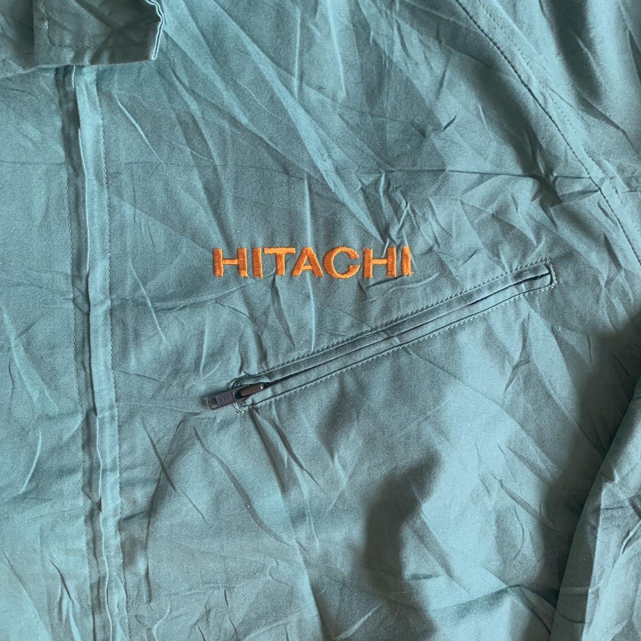 True Vintage Hitachi work jacket. Super cool vintage... - Depop