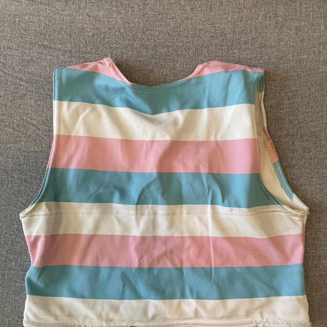 Limited edition trans flag GC2B binder. A few seam... - Depop