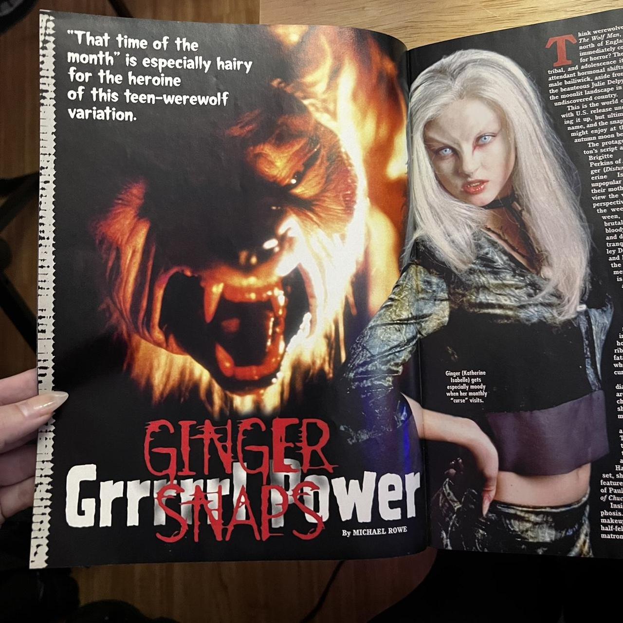 Fangoria magazine featuring Ginger Snaps, Mummy... - Depop