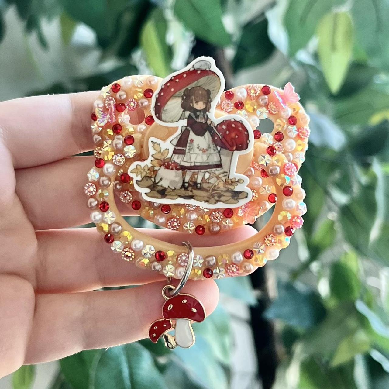 🍄 Cottagecore Adult Pacifier 🍄 ~ Handmade by... - Depop