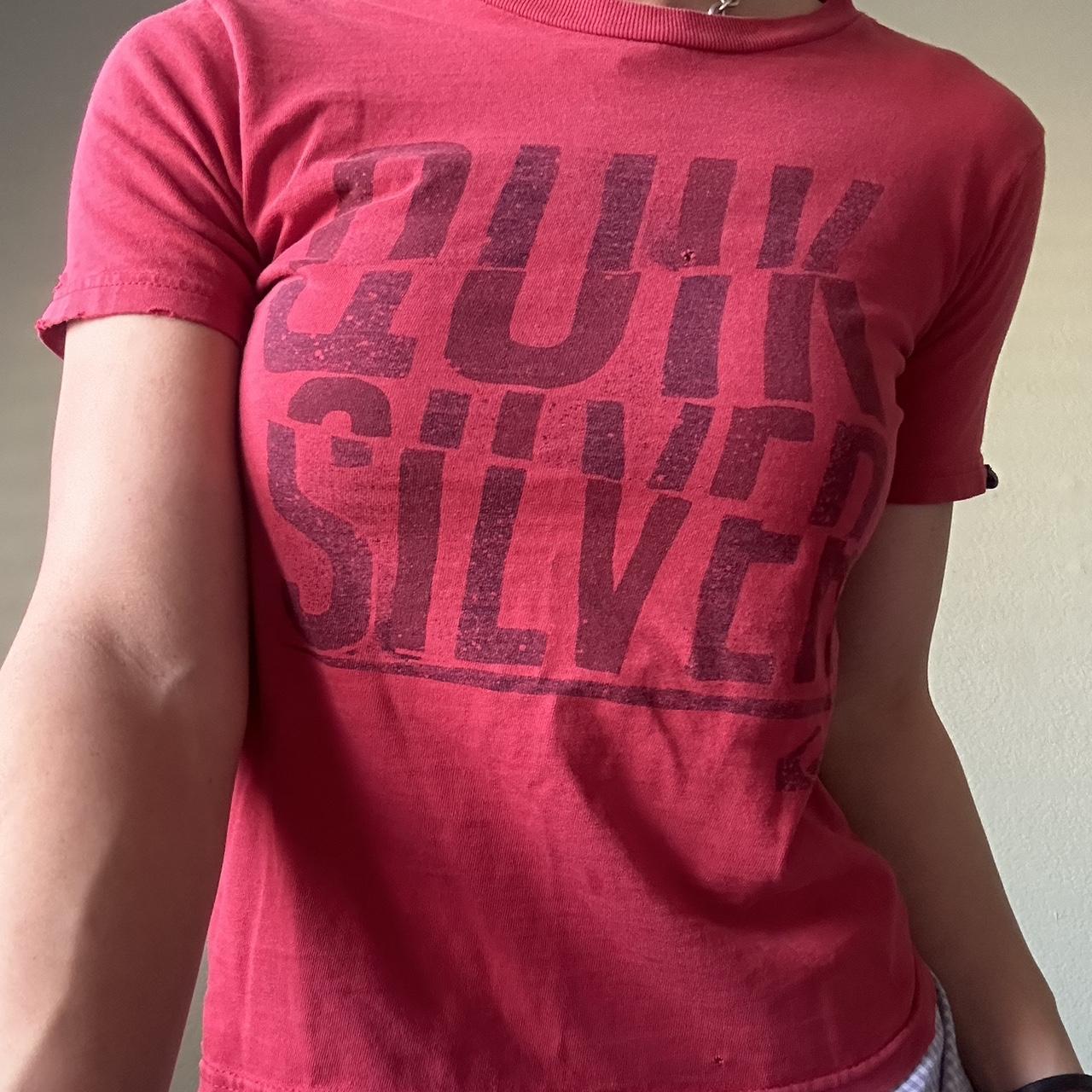 cute red quicksilver tee