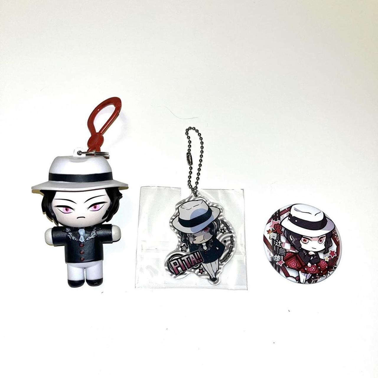 Demon Slayer Muzan keychain, charm, and pin badge... - Depop
