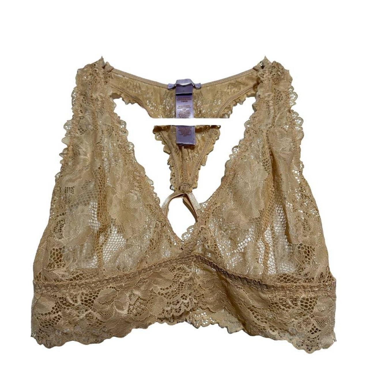 Savage x Fenty Women's Brown Bra | Depop