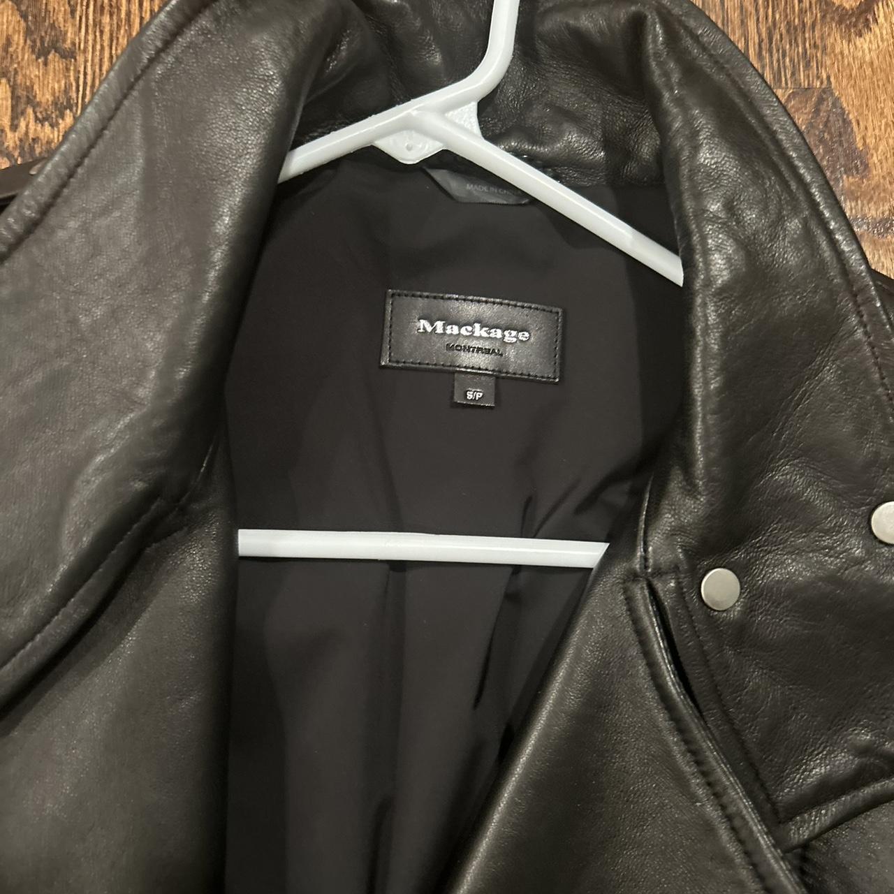 Mackage leather jacket. Perfect condition | Depop