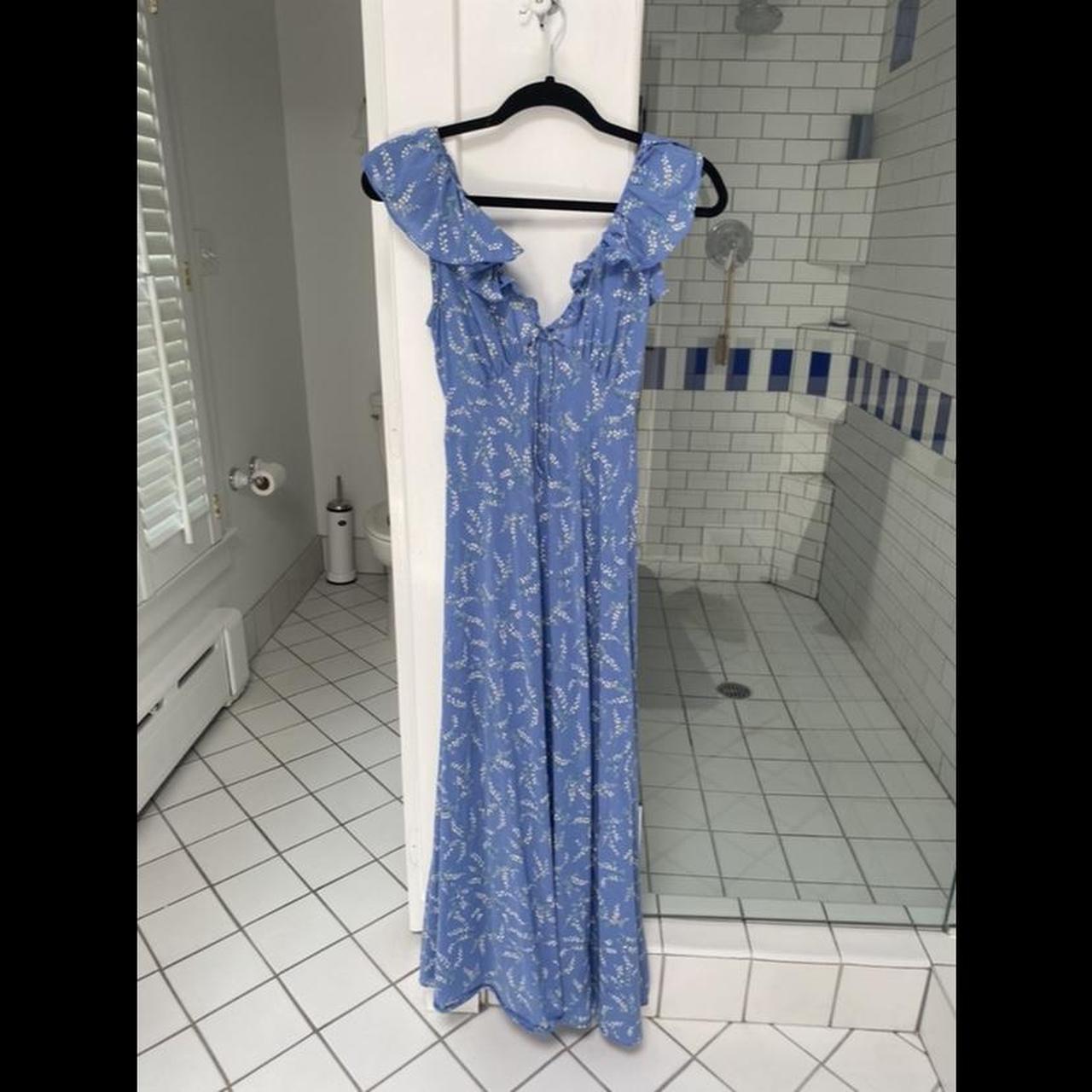 Doen Lulani Dress in Lapis Bluebell Ballad. sold out... - Depop