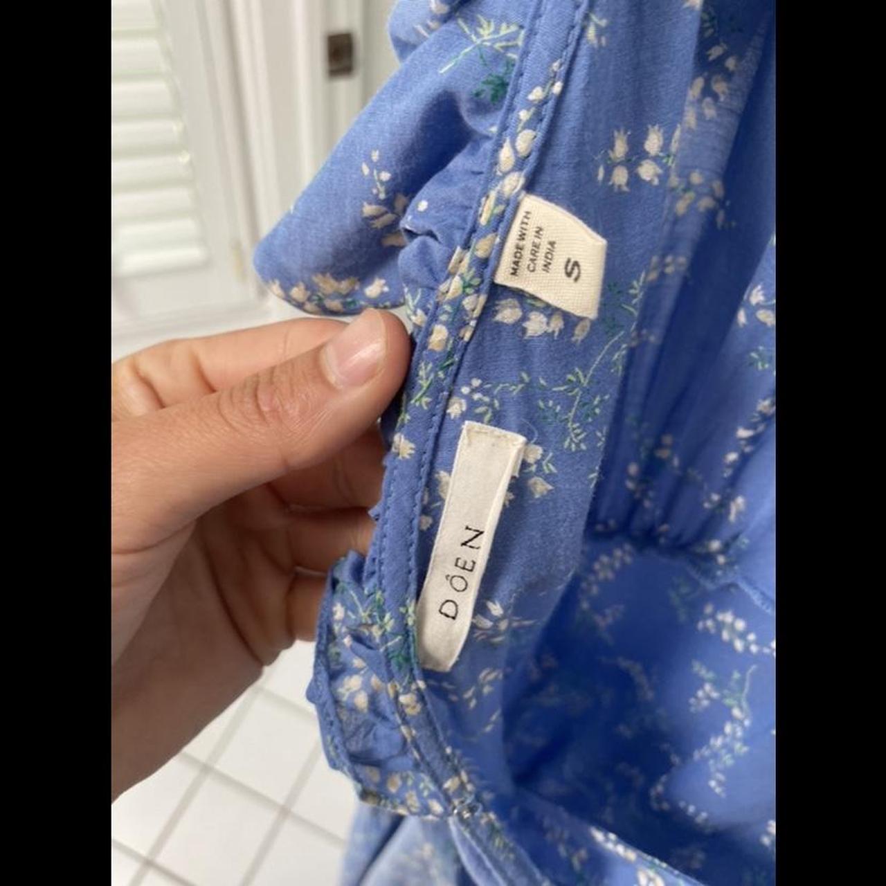 Doen Lulani Dress in Lapis Bluebell Ballad. sold out... - Depop