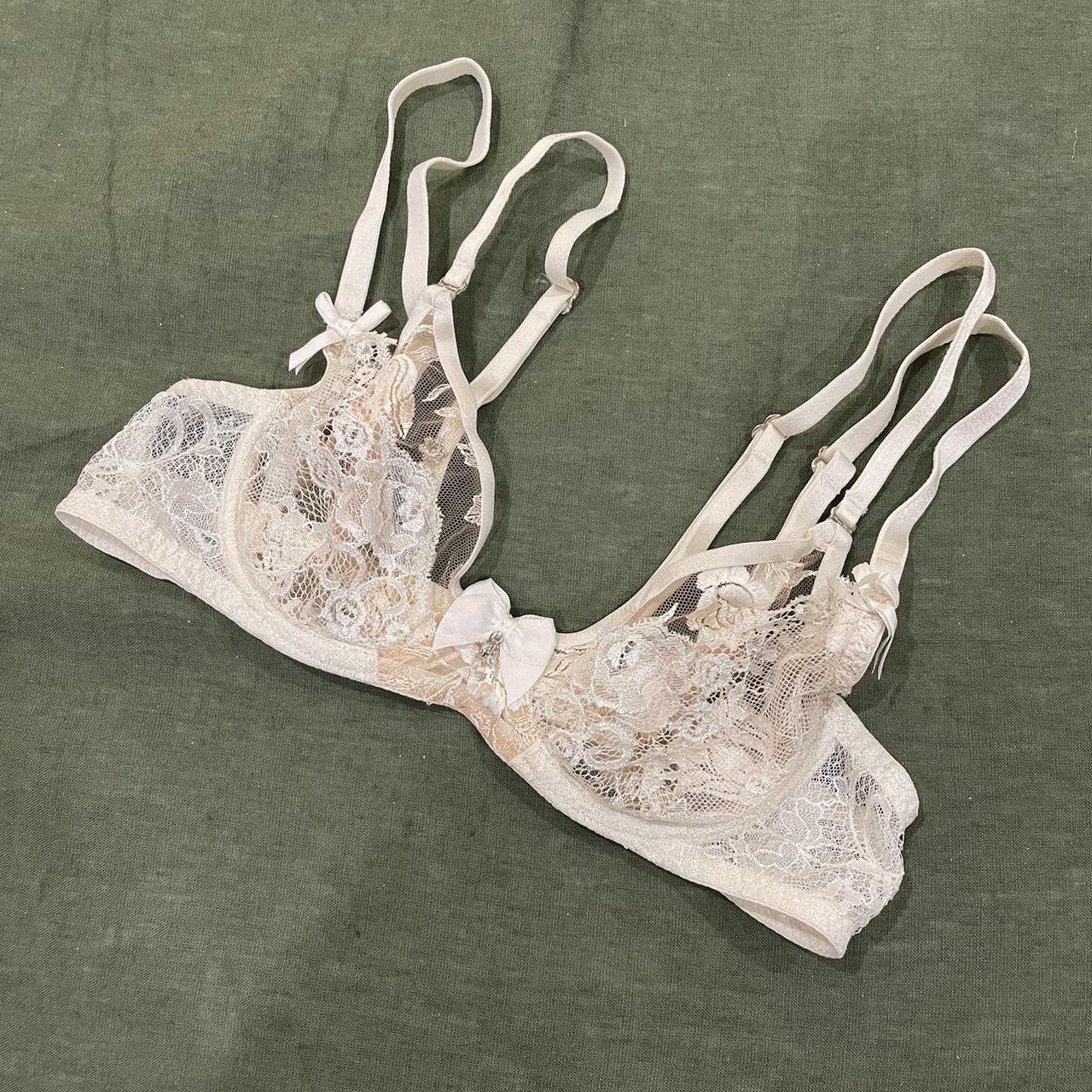 Honey birdette hb sienna underwire bra in white... - Depop