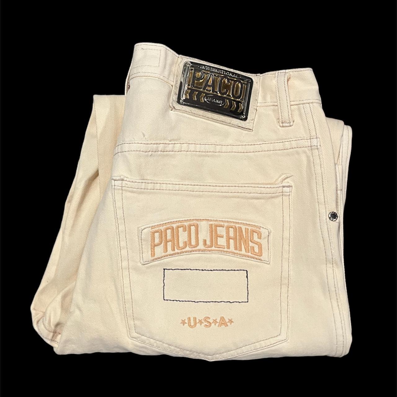 tan paco jeans baggy fit size 34 barely worn , no... - Depop