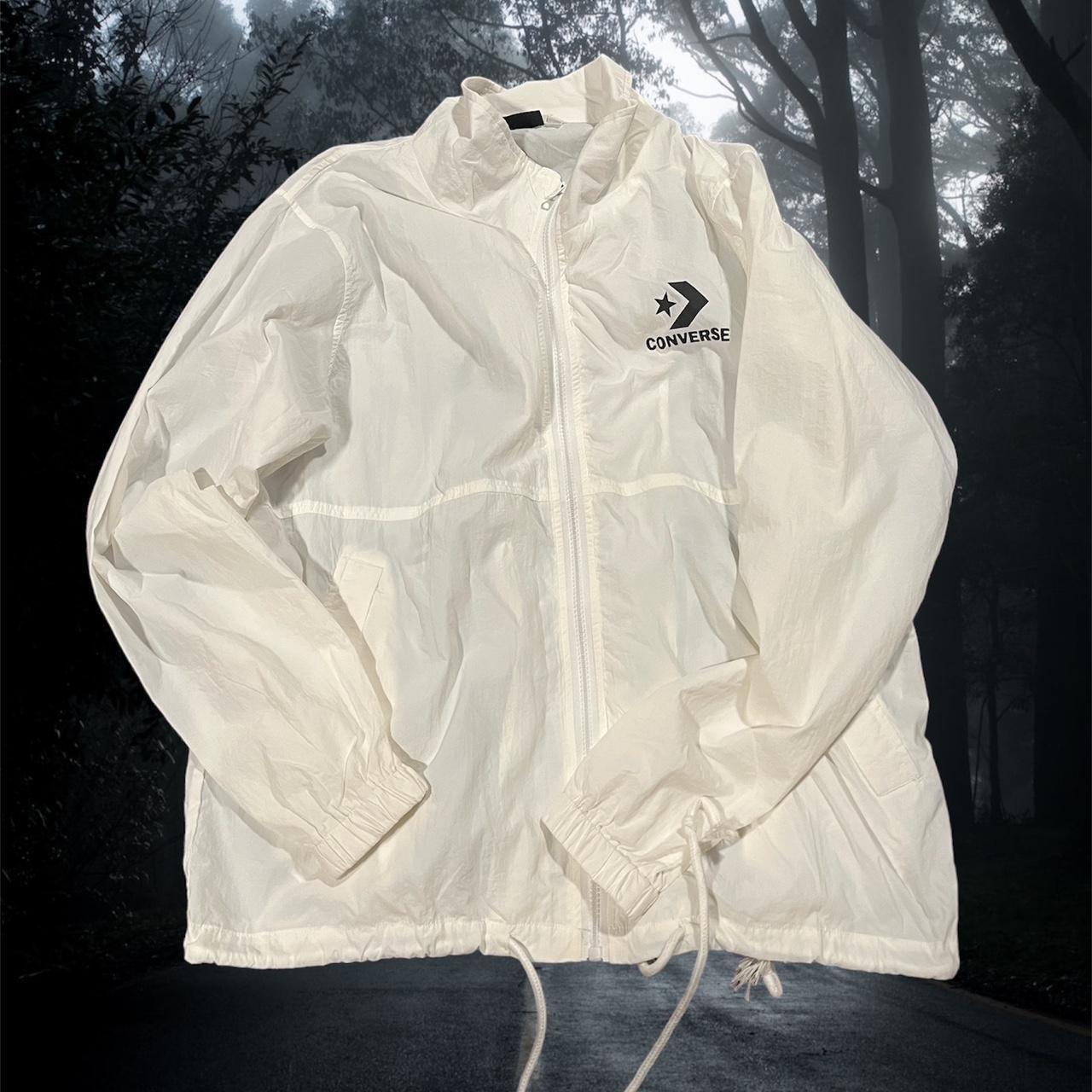 Converse chuck taylor windbreaker Size m Fits... - Depop
