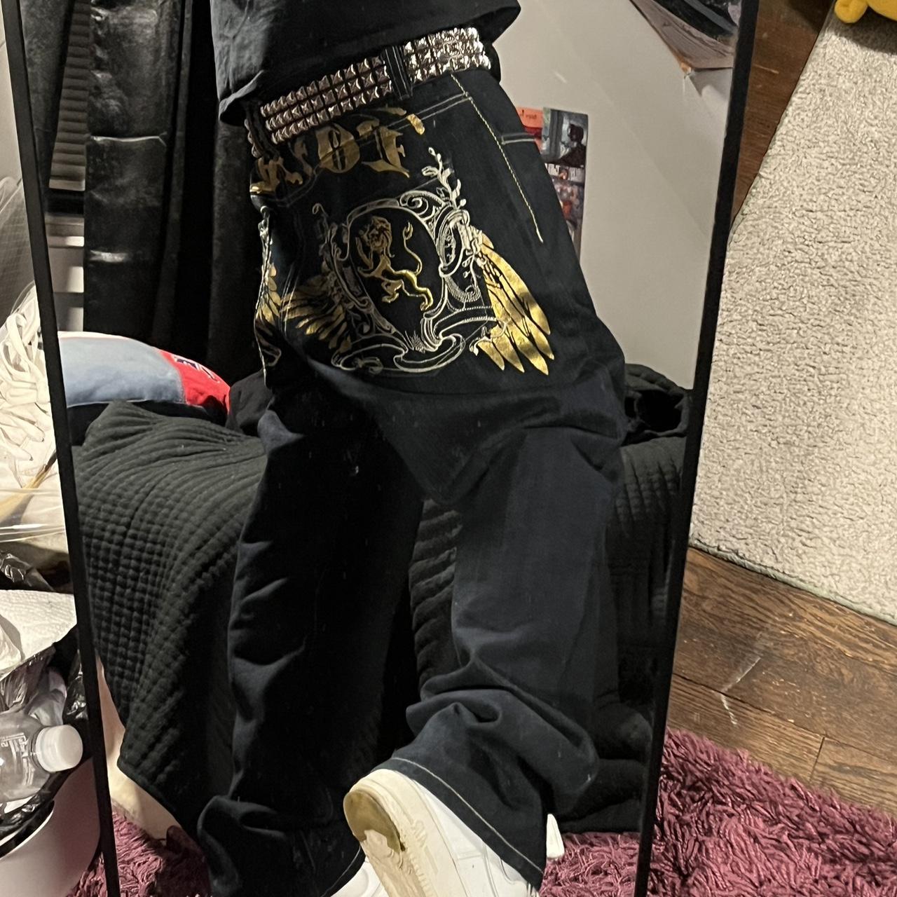 Urban label baggy jeans 36x32 No flaws barely ever... - Depop